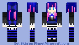 Stocking Anarchy- Panty and Stocking with Garterbelt Minecraft Skin