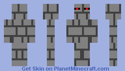 stone bricks man Minecraft Skin