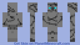 stone man Minecraft Skin