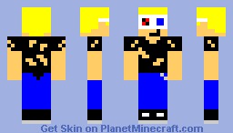 Stranded Teenager With 3D Glasses Minecraft Skin