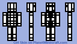 blocked player of lines Minecraft Skin