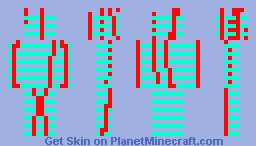 stripped guy bleeding Minecraft Skin