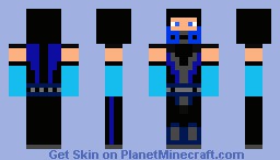 Sub-Zero MK9 Minecraft Skin