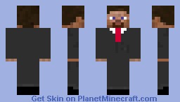 Steve get's a job Minecraft Skin