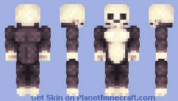Skeleton Costume for Halloween Minecraft Skin