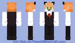 The Fox - Suit Vest Minecraft Skin