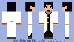 White tuxedo Minecraft Skin