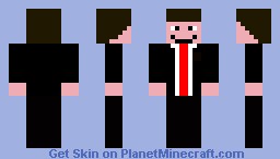 man in suit Minecraft Skin