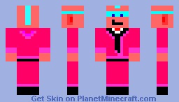 Pink Suit Minecraft Skin