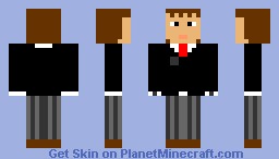Man in a suit ! Minecraft Skin