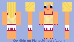 Summer Girl Minecraft Skin