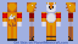 Summer Sonic Fun - Miles "Tails" Prower Minecraft Skin