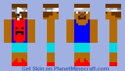 tanned steve Minecraft Skin
