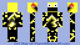 Smiley with head phones Minecraft Skin