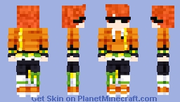 FurryLIDL - CGN x Cosmo Champs (Orange) Minecraft Skin