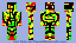 Epic Colour MAN!!!!! Minecraft Skin