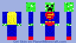 Super Creeper Minecraft Skin