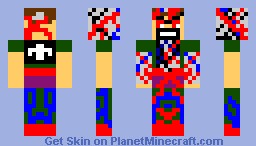 Zefron the super cyborg hero-lost battle Minecraft Skin