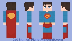 Superman (2025) Minecraft Skin