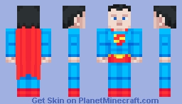 Superman (First Appearance) Minecraft Skin