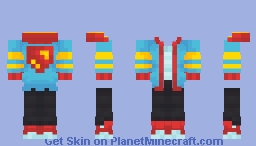 Superman Hoodie Skin Overlay Minecraft Skin