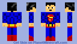 Superman (Capeless) Minecraft Skin