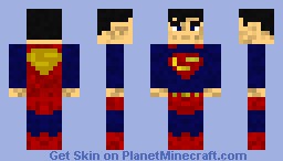 Superman Minecraft Skin