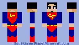 Superman Minecraft Skin