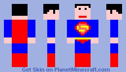 Superman Minecraft Skin