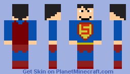Superman Minecraft Skin