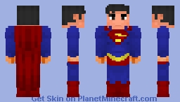 Comic Superman (Modern) Minecraft Skin