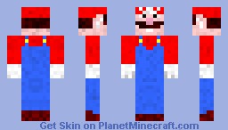 super mario Minecraft Skin