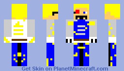 super sayain(scouter) Minecraft Skin