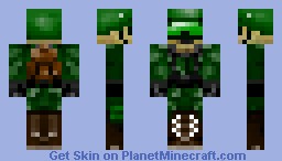 Modern soldier Minecraft Skin