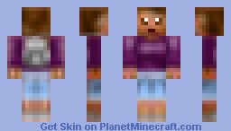 Survivor Middle Aged Women Minecraft Skin