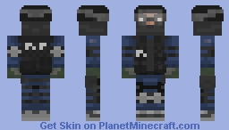 swat 4 suspect (gasmask) Minecraft Skin