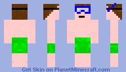Swimming boy Minecraft Skin