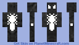 Symbiote Spiderman Minecraft Skin