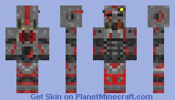 Brotherhood of Steel Outcast t-45d power armor Minecraft Skin