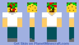 taco head!!!!!!!!!!! LOL Minecraft Skin