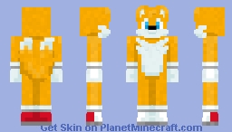 Miles "Tails" Prower Minecraft Skin