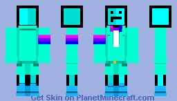 TapL MCC Pride Aqua Axolotls Skin Minecraft Skin