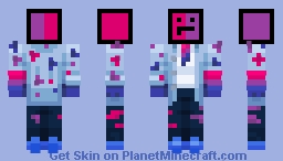 Kratzy - MCC Pride 25 (Blue Bats) Minecraft Skin