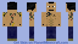 Tattoo Guy from CaptainSparklez's "Minecraft Style" Minecraft Skin