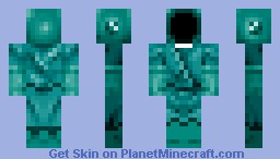 Teal Wizard Minecraft Skin