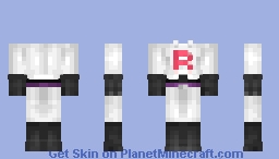 Team Rocket Outfit Minecraft Skin