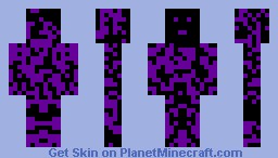 Team obsidian [Digital Purple & Black] Minecraft Skin