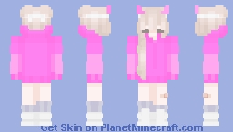 Cute Pink Girl Skin Minecraft Skin
