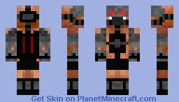 Man Teched up Minecraft Skin