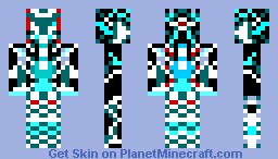 Techno-Skeleton-Cyclops Minecraft Skin